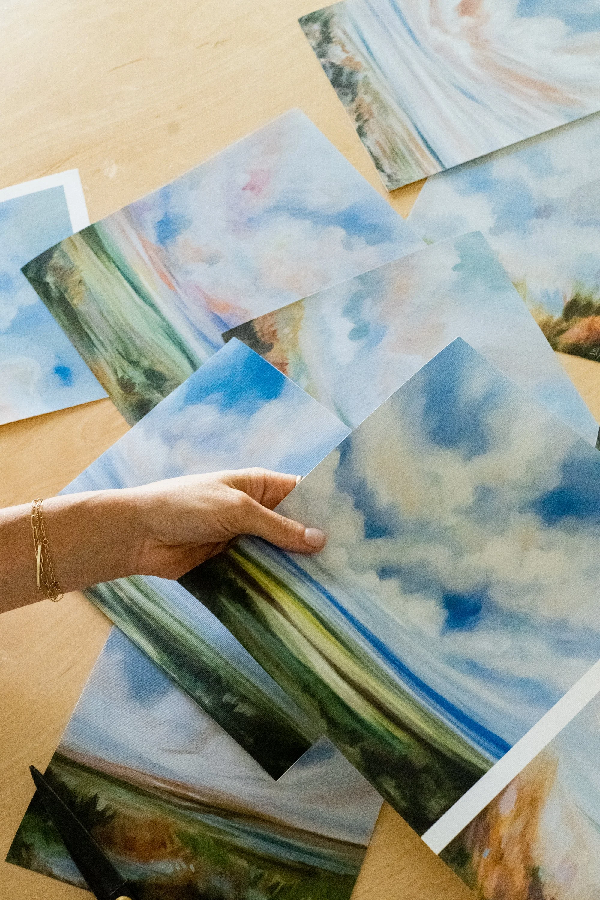 "A Tear Sewn With Gold" A Vertical Canvas Print — Emily Jeffords Studio