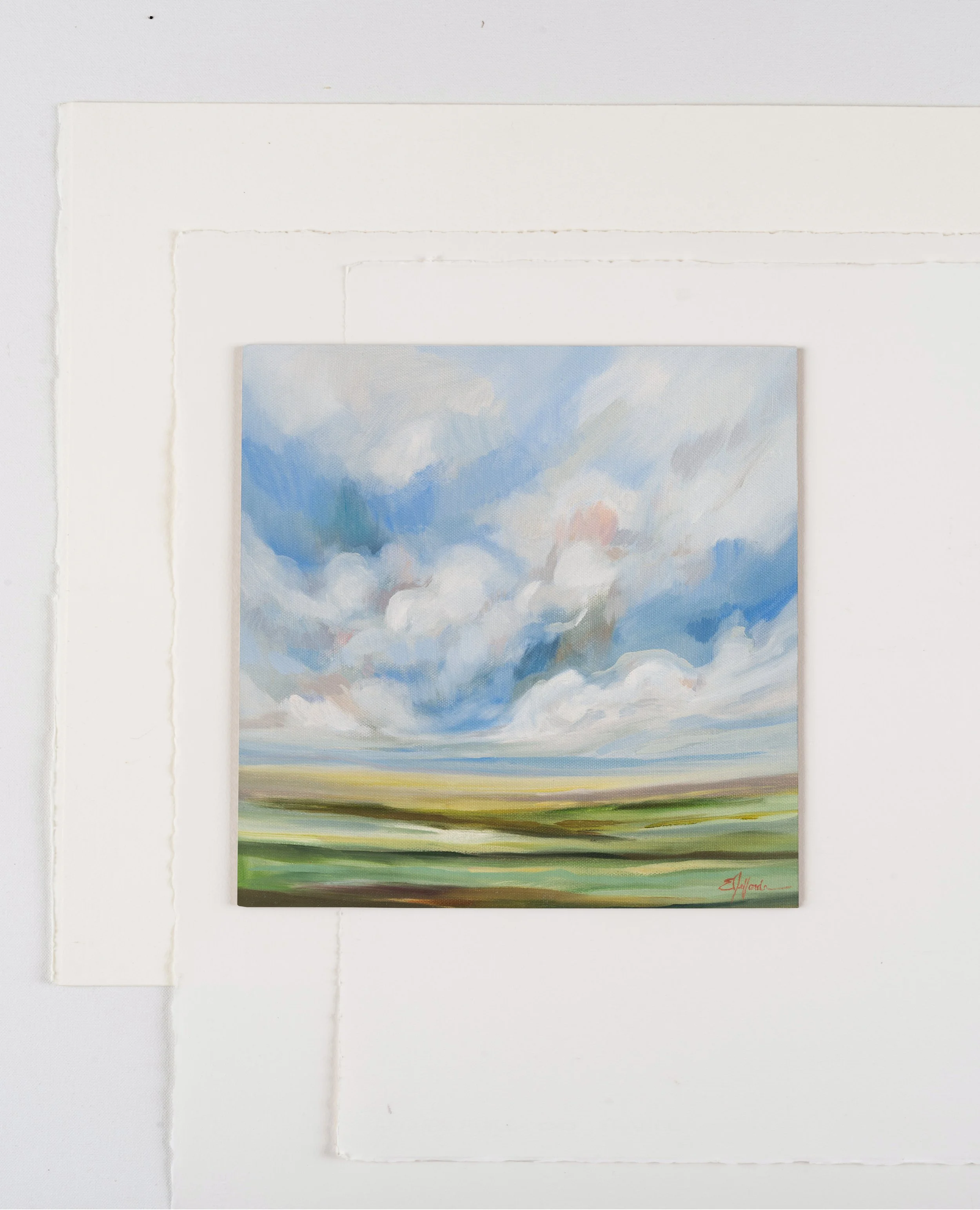 "A Tear Sewn With Gold" A Vertical Canvas Print — Emily Jeffords Studio