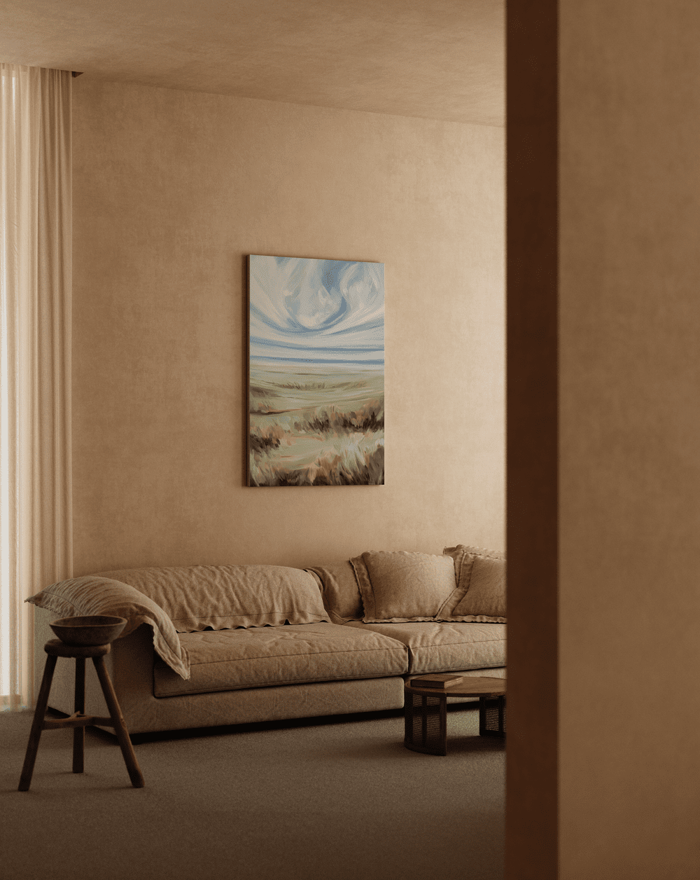 "Find A Sunnier Place," a Vertical Canvas Print — Emily Jeffords Studio