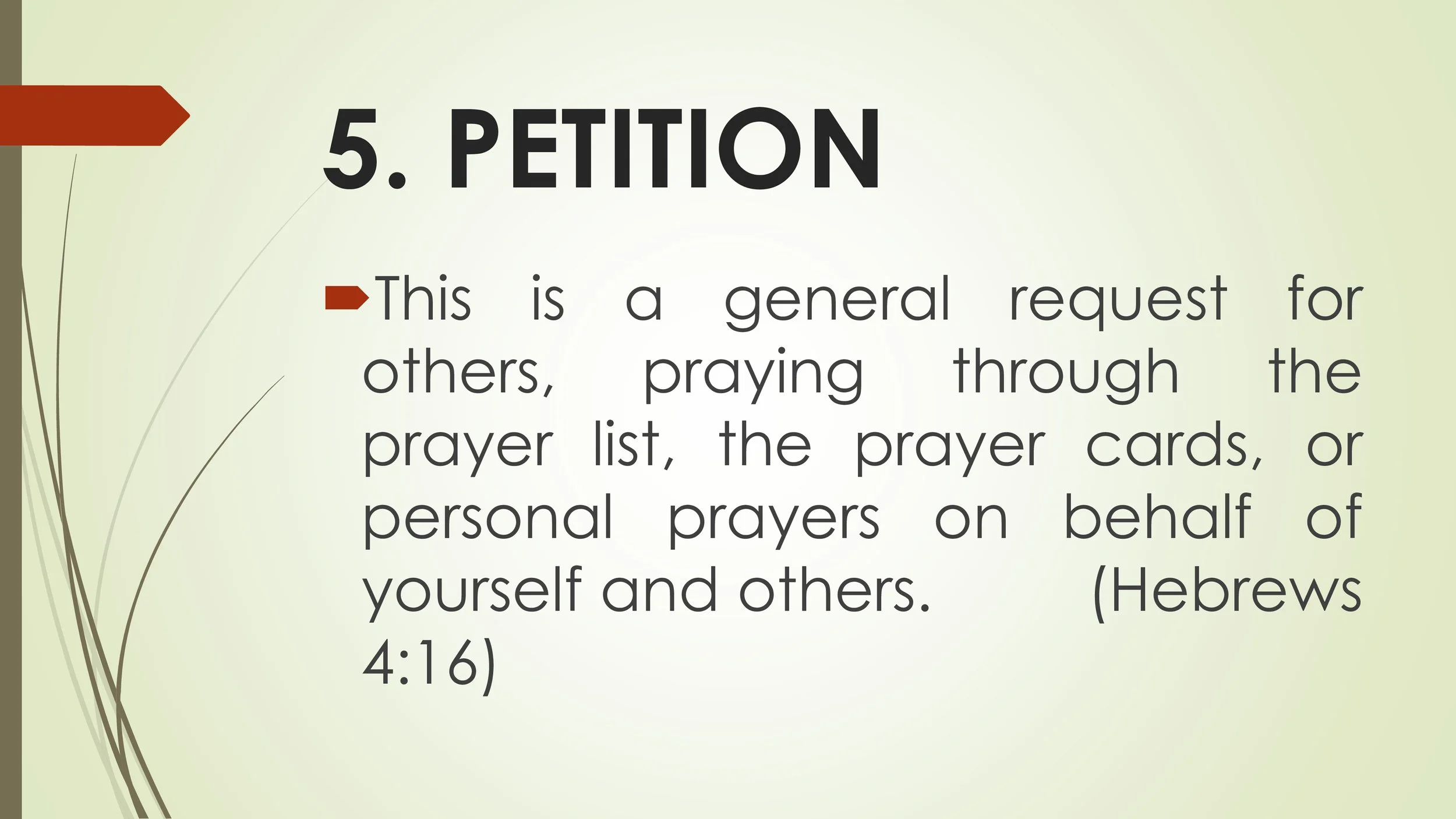 One Hour Of Prayer Resource — Grace Celebration Lutheran Church