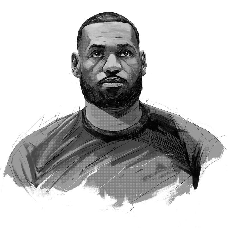 ESPN editorial illustrations — Oliver Barrett