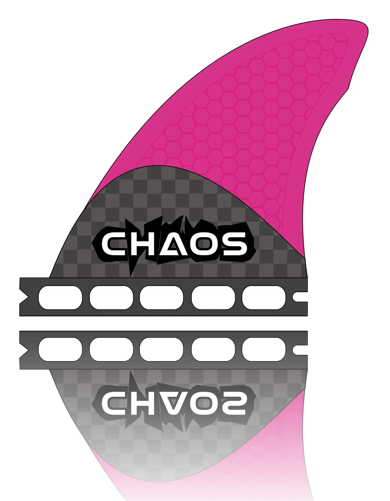 Chaos Wakesurf Fin™ - Flare Fin - Small — Chaos Surf Company
