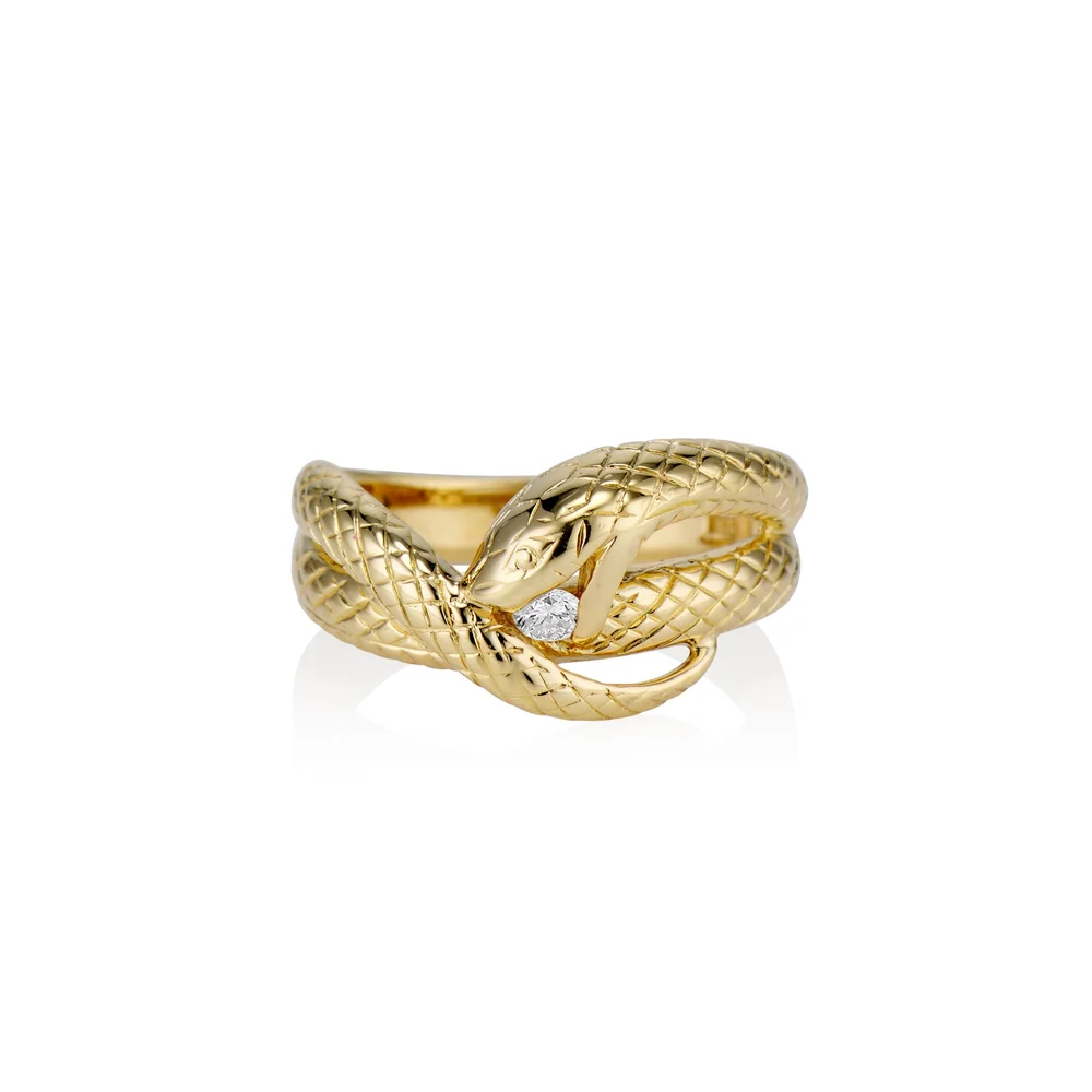 Gold Serpent Ring
