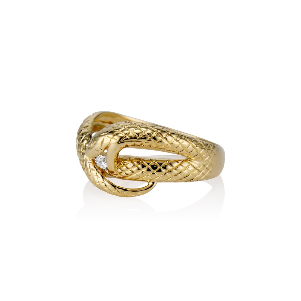 Gold Serpent Ring