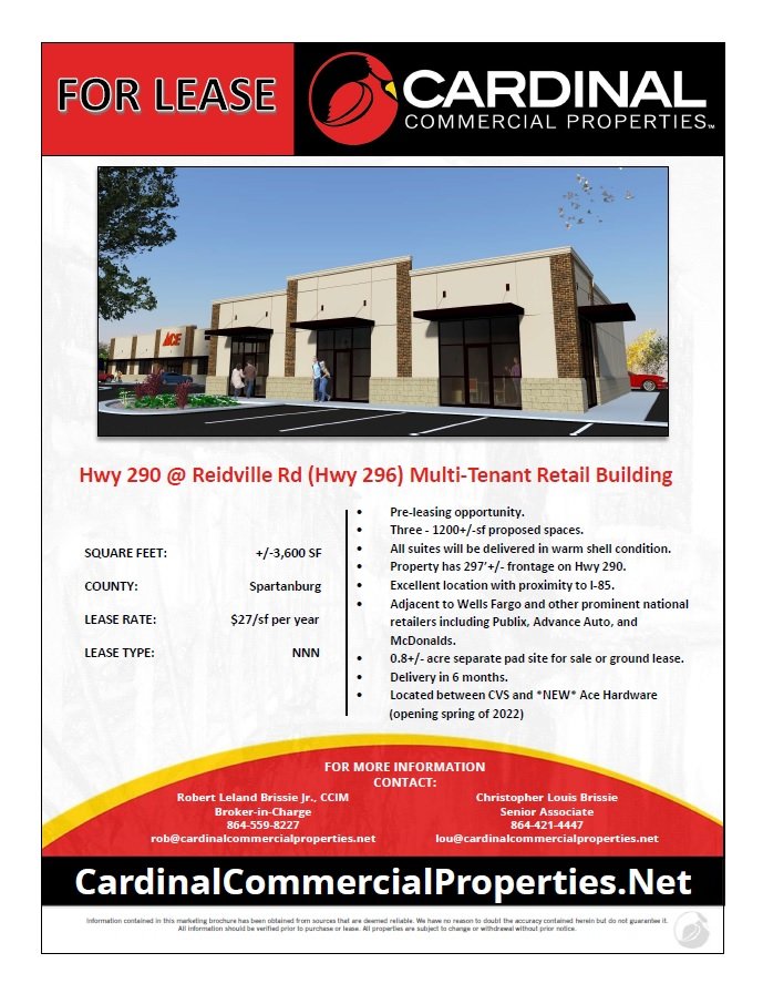 Retail Listings — Cardinal Commercial Properties