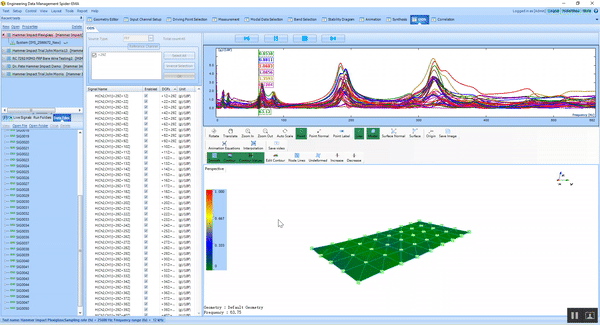EDM Modal: Geometry and Operational Deflection Shape (ODS) — Crystal Instruments - Leading ...