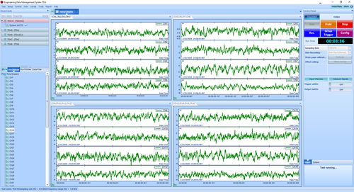 EDM Time Data Acquisition Software