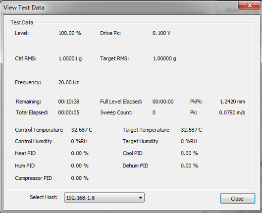 Socket Message Features in Vibration Control System Software