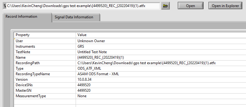 How to Read CI Data Files in Labview