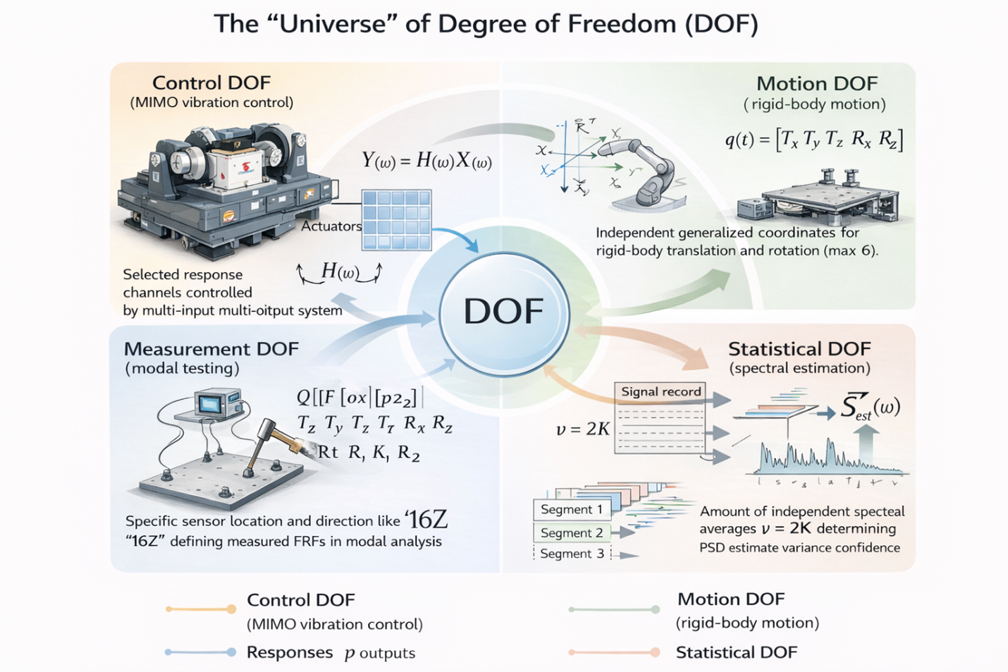 Degree of Freedom in Vibration Testing: A Mathematical View