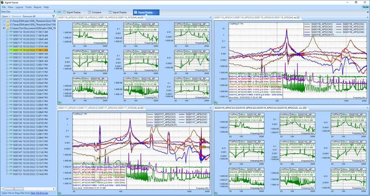 Signal Viewer Software for Vibration Tests