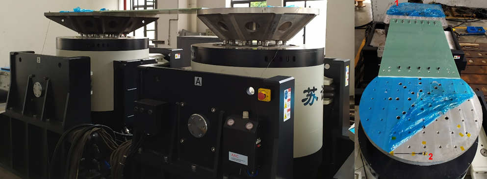 MESA Vibration Testing on Dual Shaker System