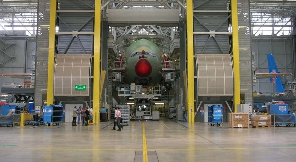 Ground Vibration Test GVT of Aircraft Assembly