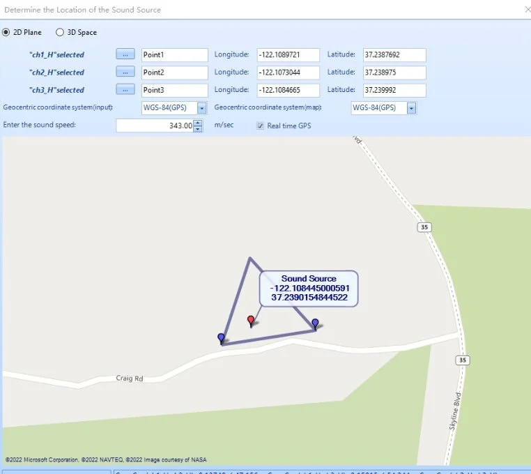 Gunshot Location Technology using Acoustic Data