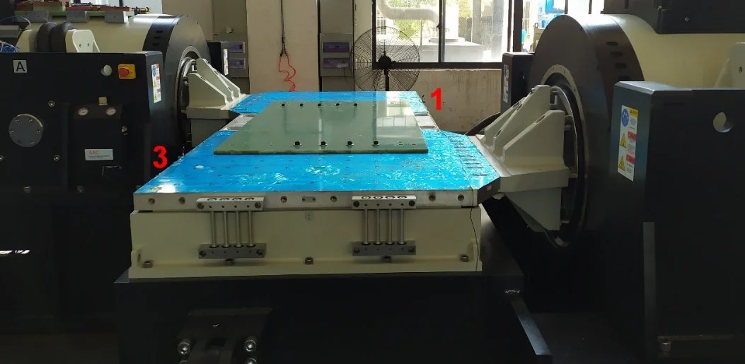 MESA Vibration Testing on Dual Shaker System