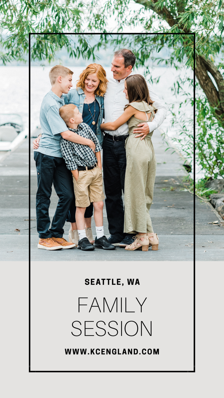 Seattle, WA Family Photography Session — KC England Photography ...
