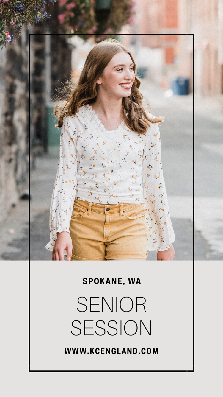 Spokane, WA Urban Senior Photo Session — KC England Photography ...