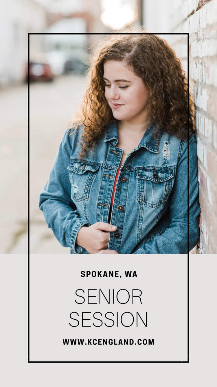 Spokane, WA Urban Senior Photo Session — KC England Photography ...