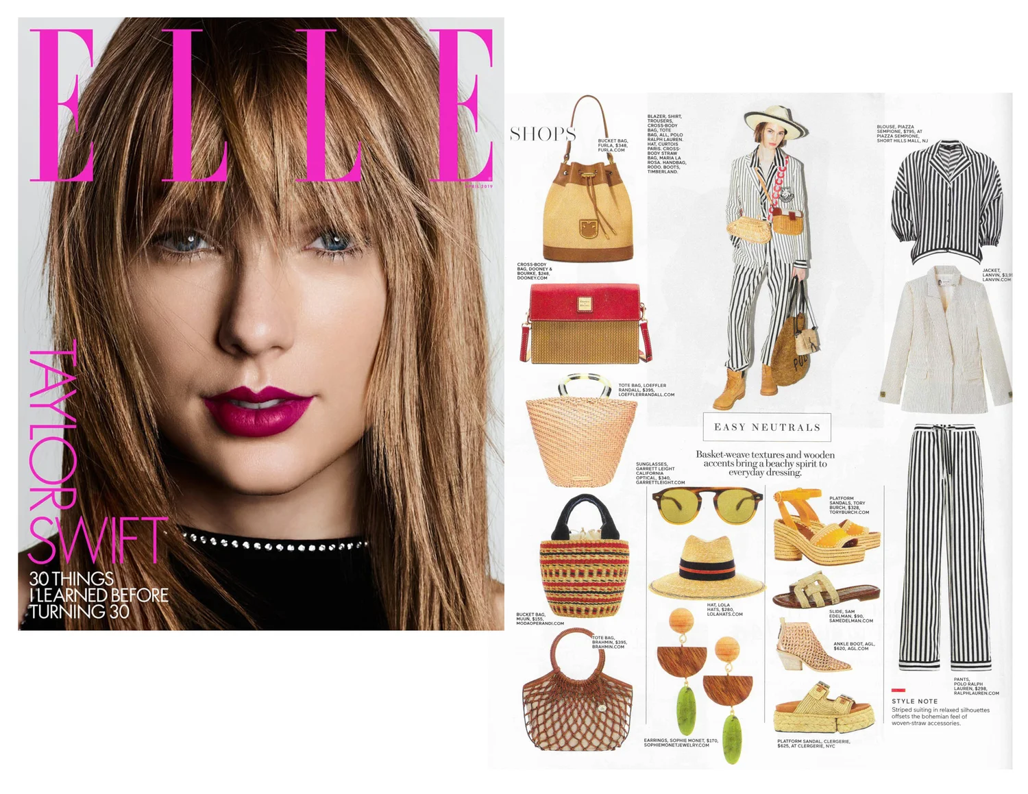 ELLE- TAYLOR SWIFT — Sophie Monet Jewelry
