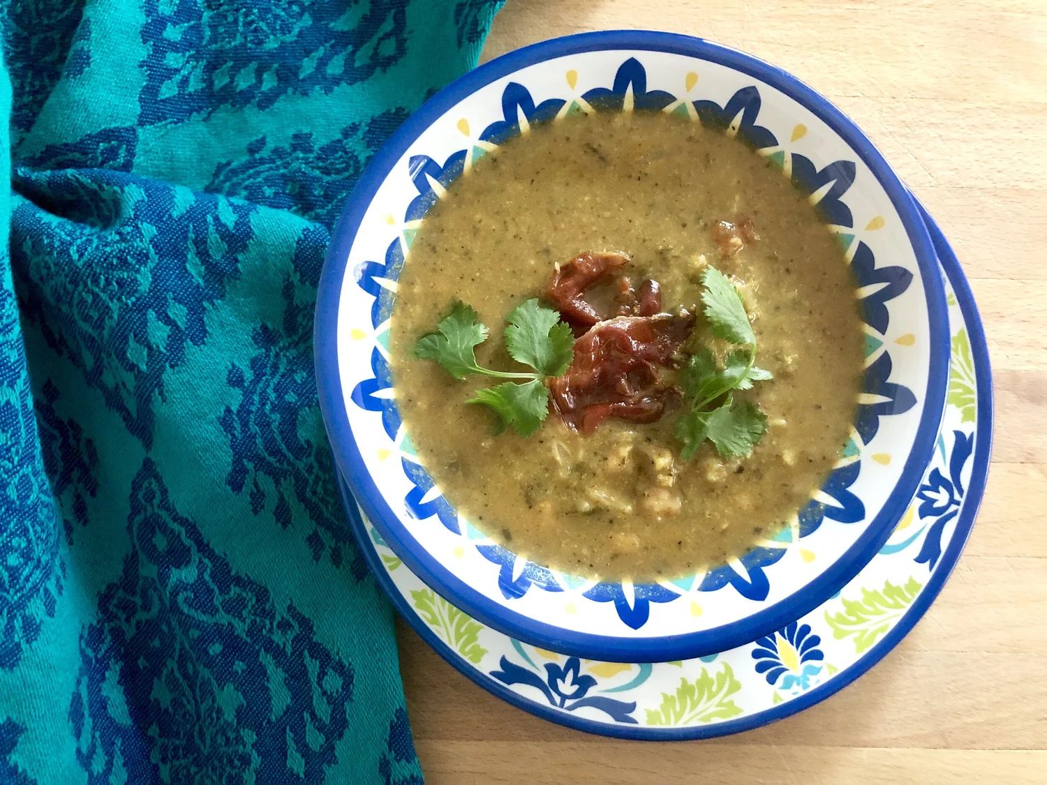 RECIPE: Cauliflower, Broccoli, and Chickpea Spiced Soup — blu aubergine