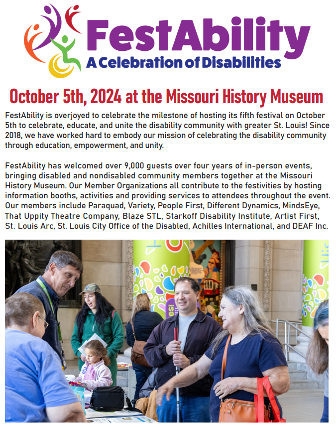 FestAbility at the Missouri History Museum — Forest Park Forever