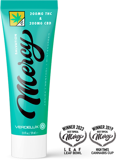 Mercy CBD-THC Topical Cream | Pain Relief Lotion