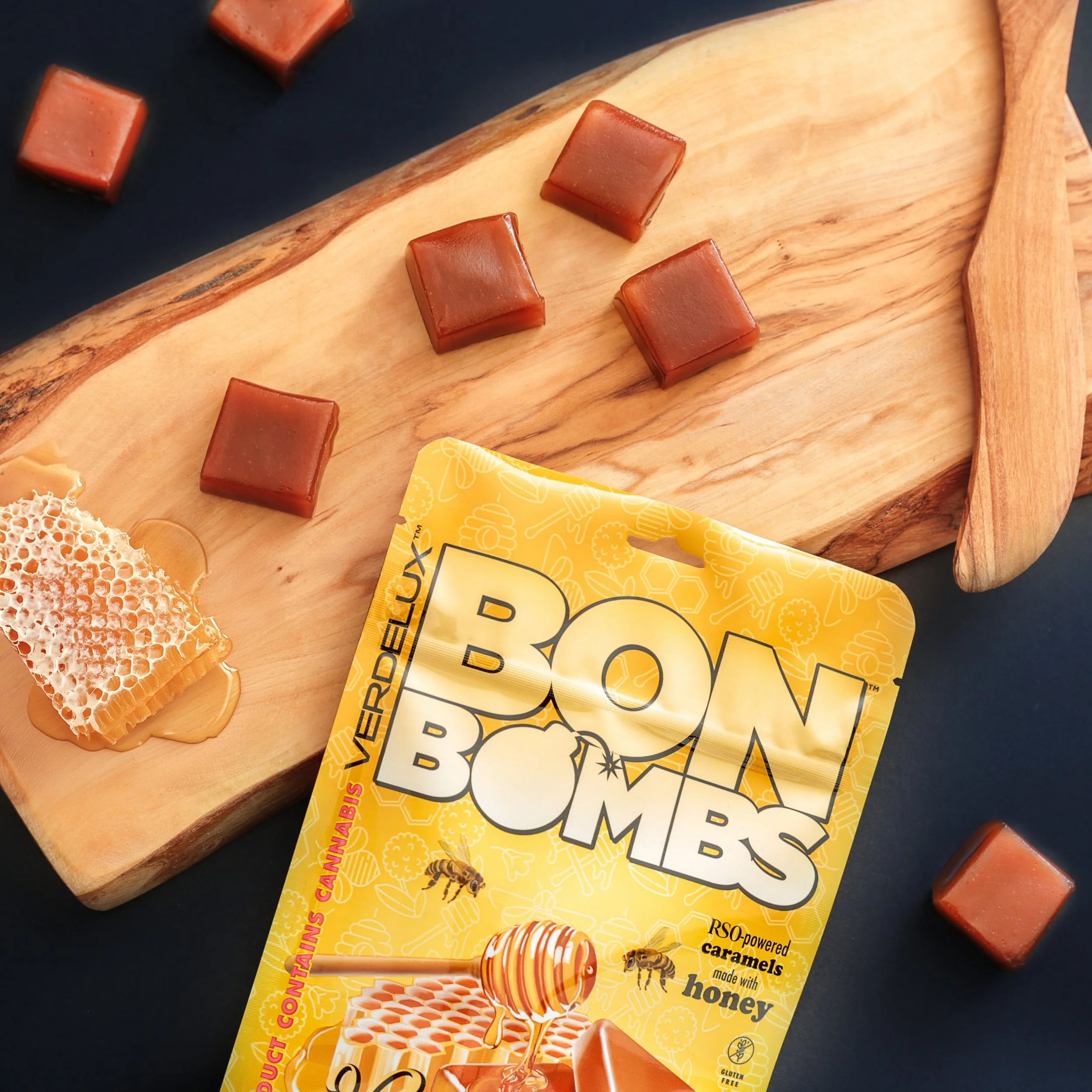 BON BOMBS Honey Caramel Edibles