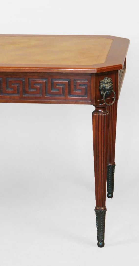 English Regency Style Desk — FREDERICK P. VICTORIA & SON, Inc.