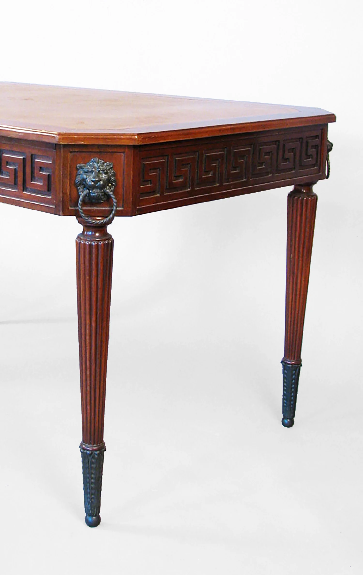 English Regency Style Desk — FREDERICK P. VICTORIA & SON, Inc.