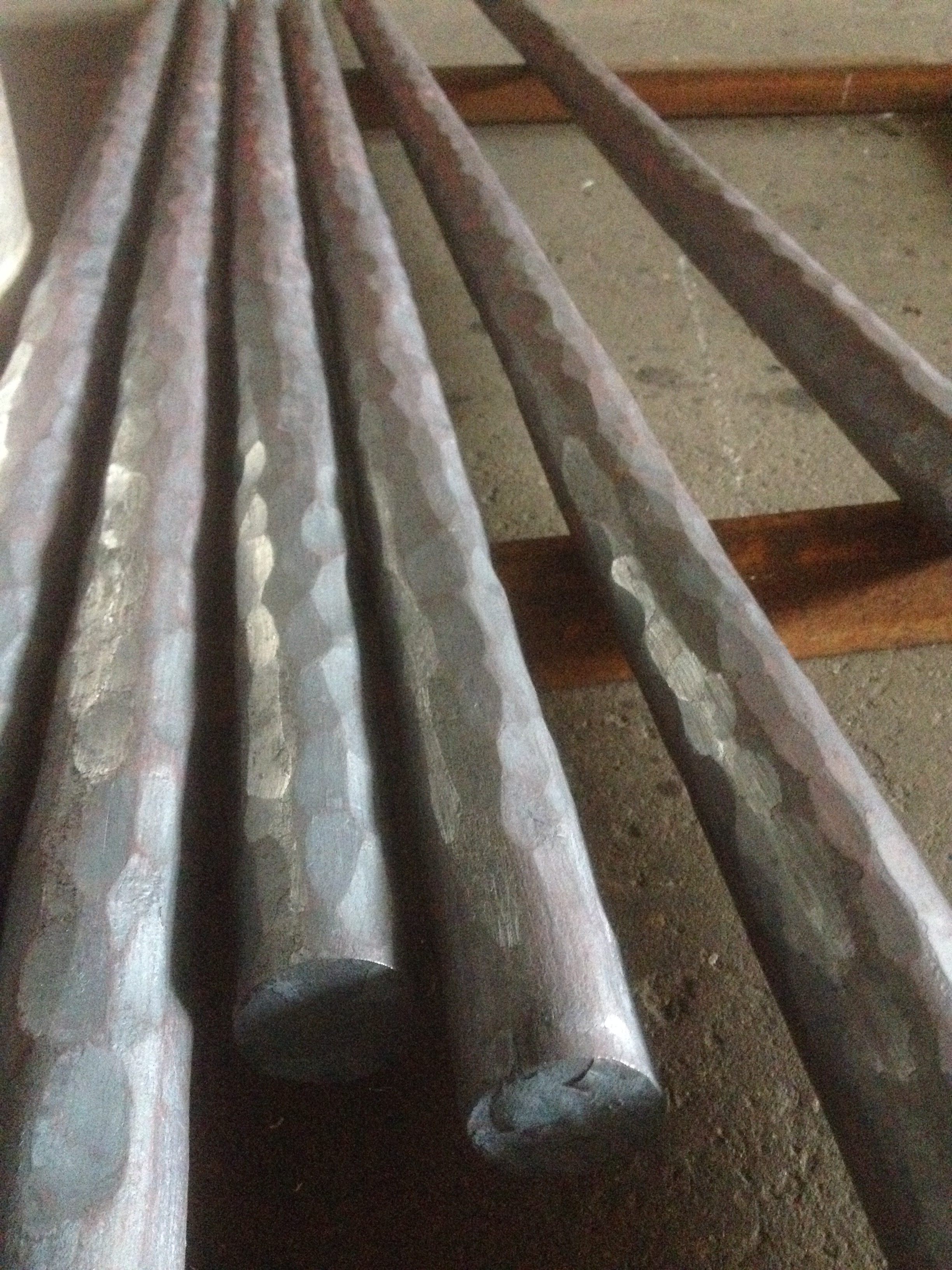 Shagbark Restaurant Custom Bar Foot Rail — Phoenix Handcraft