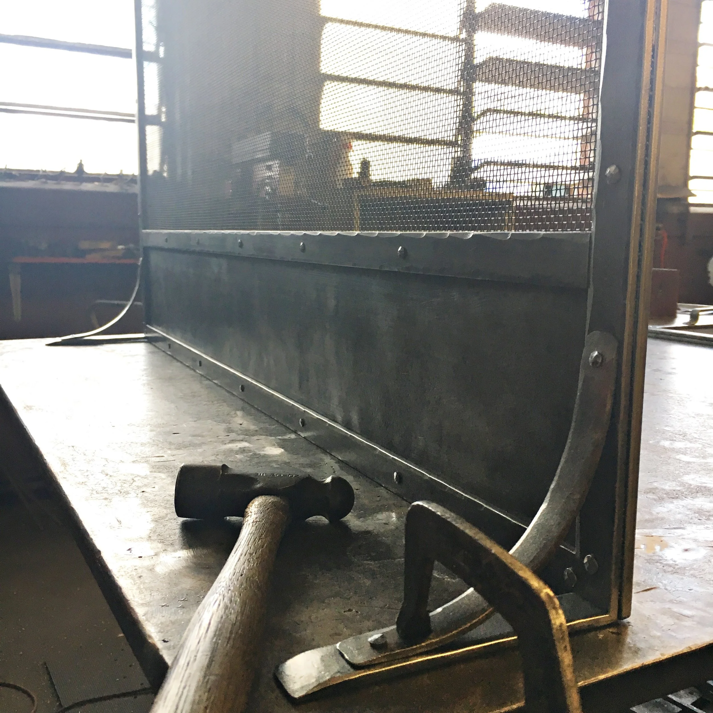 Custom Fireplace Screens in Two Styles — Phoenix Handcraft