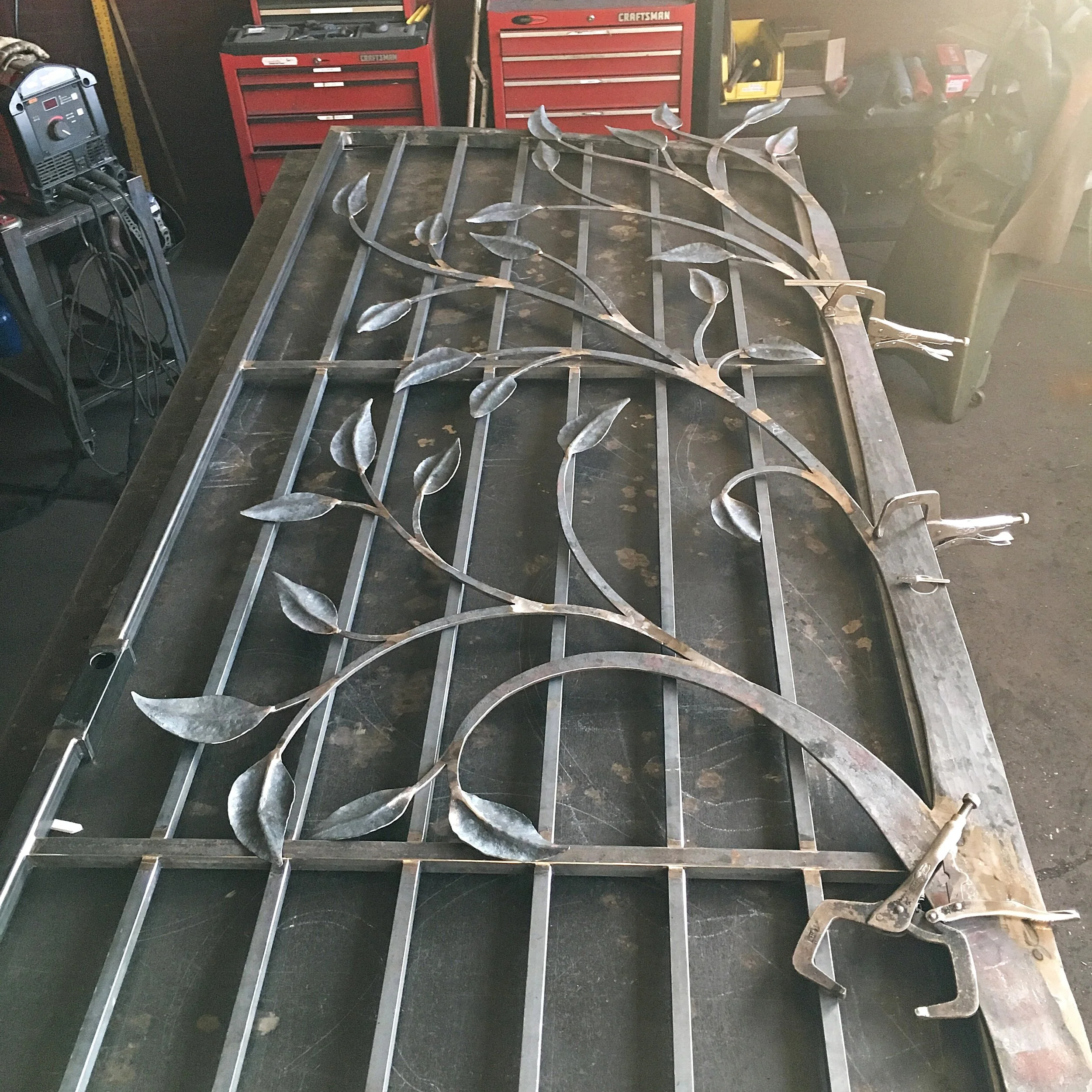 Custom Iron Tree Gate — Phoenix Handcraft