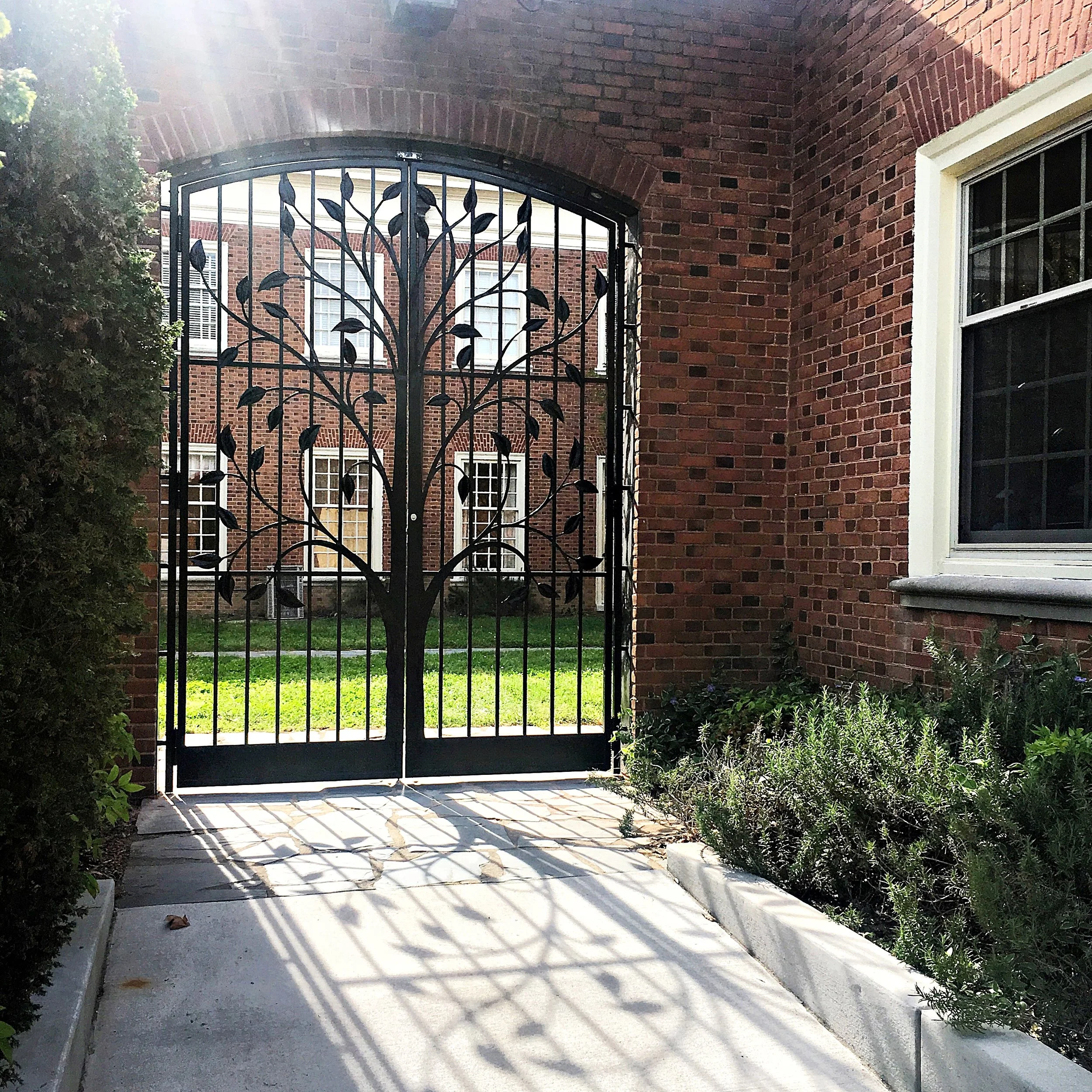 Custom Iron Tree Gate — Phoenix Handcraft