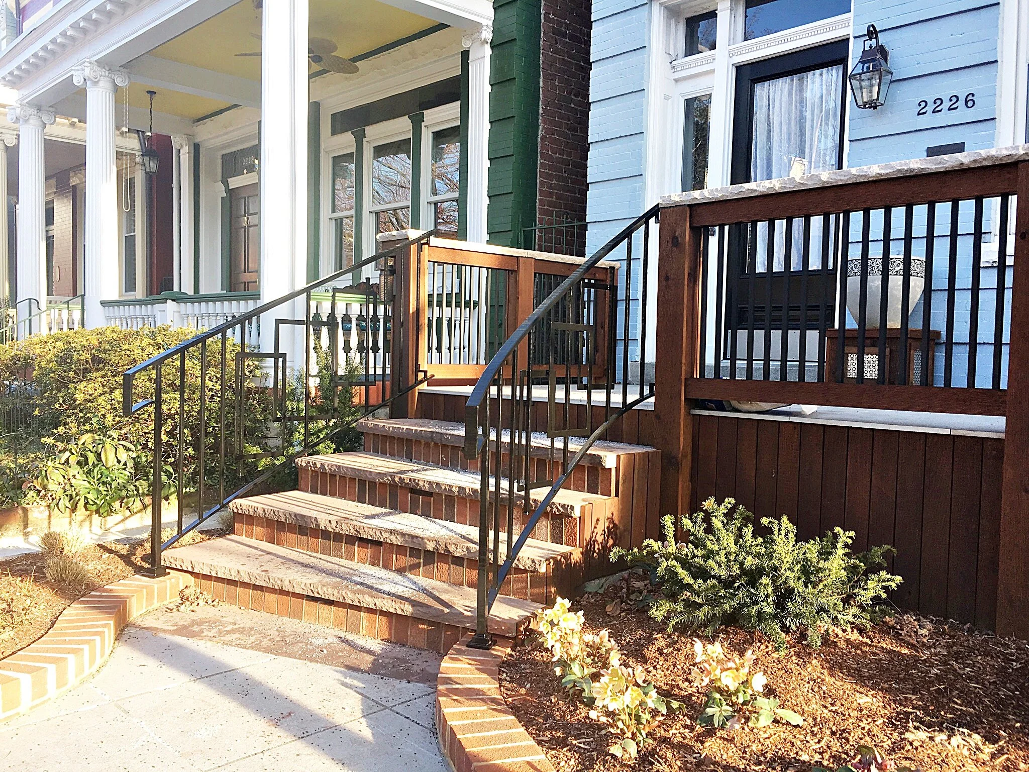A few hand-forged custom railings — Phoenix Handcraft