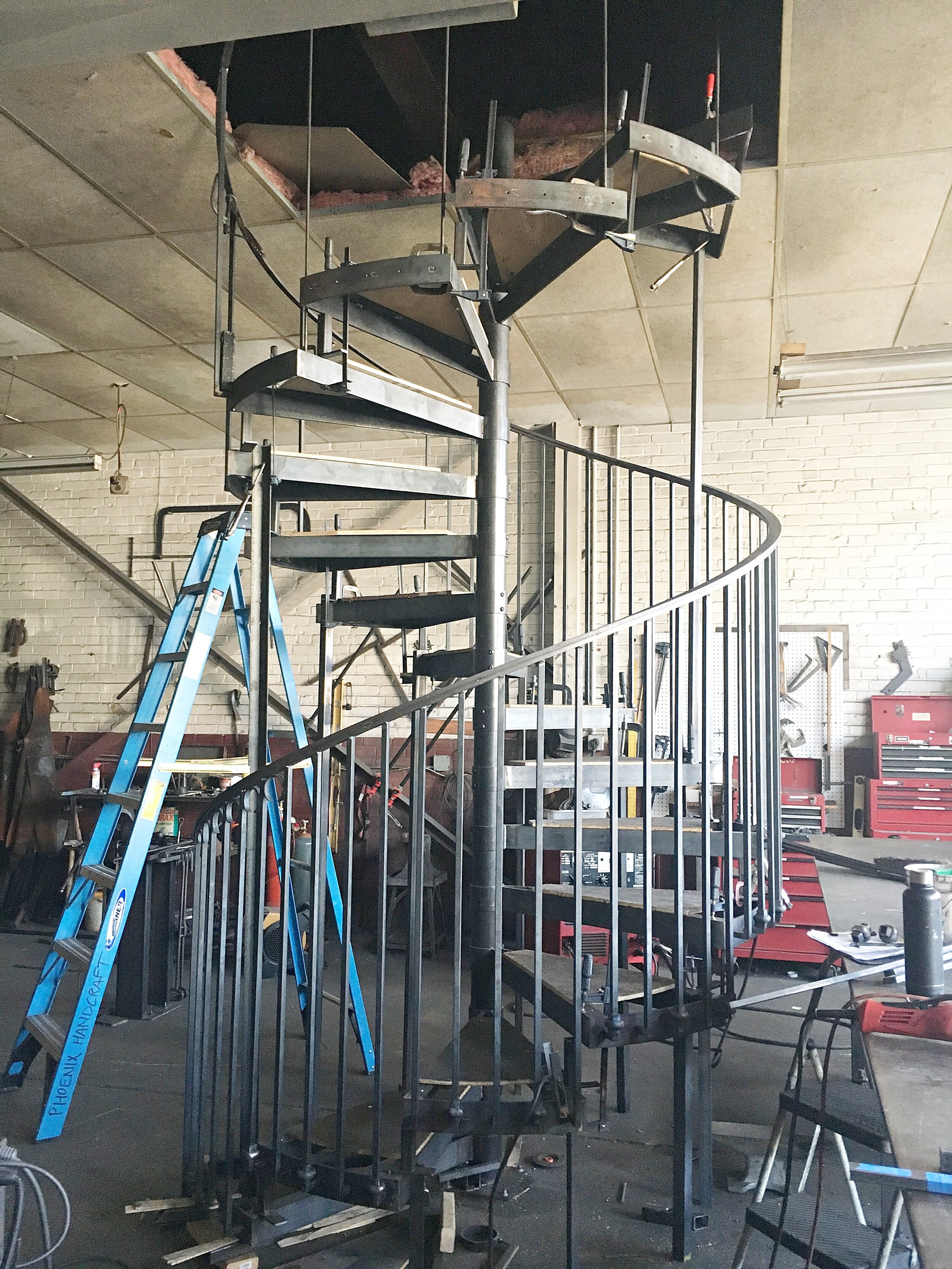 Custom Spiral Staircase — Phoenix Handcraft