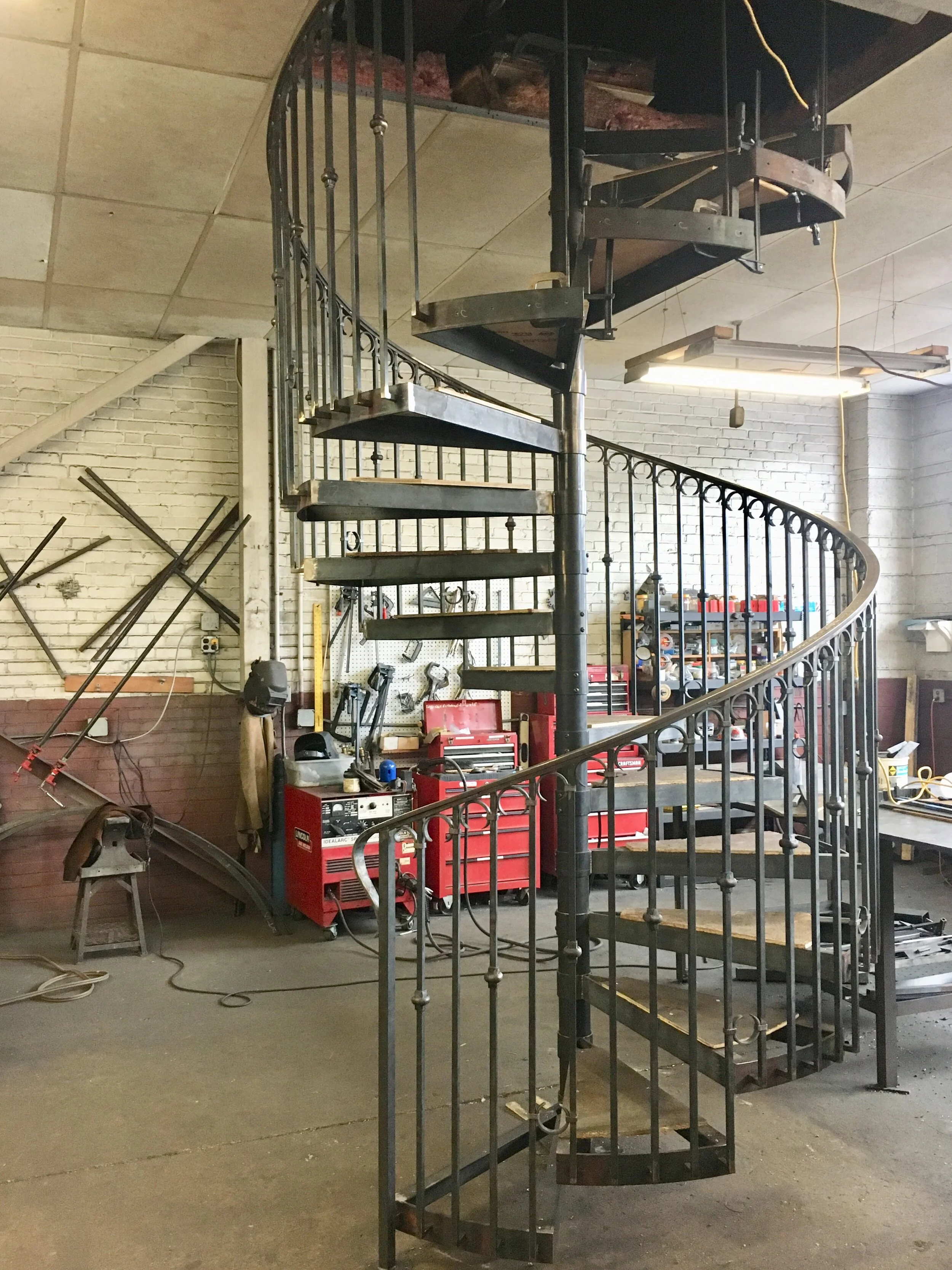 Custom Spiral Staircase — Phoenix Handcraft
