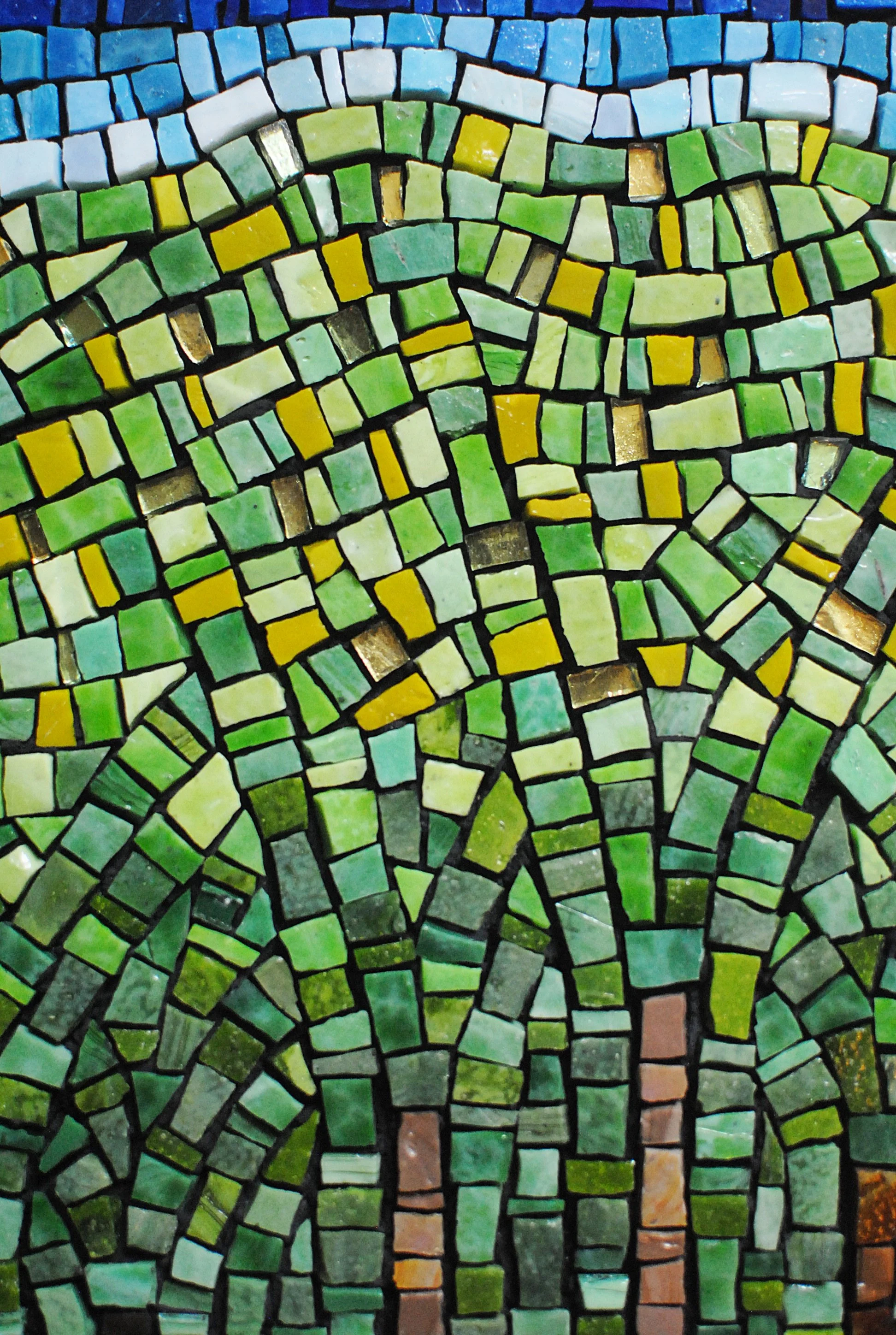 "Forest Flora" Custom Mosaic Art Series — Phoenix Handcraft