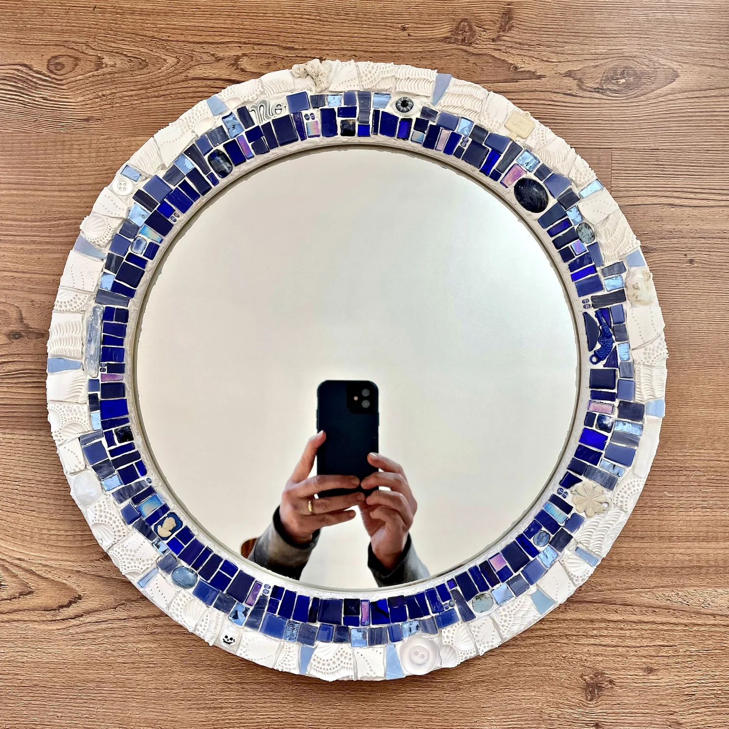 Custom Mirrors in Blue — Phoenix Handcraft