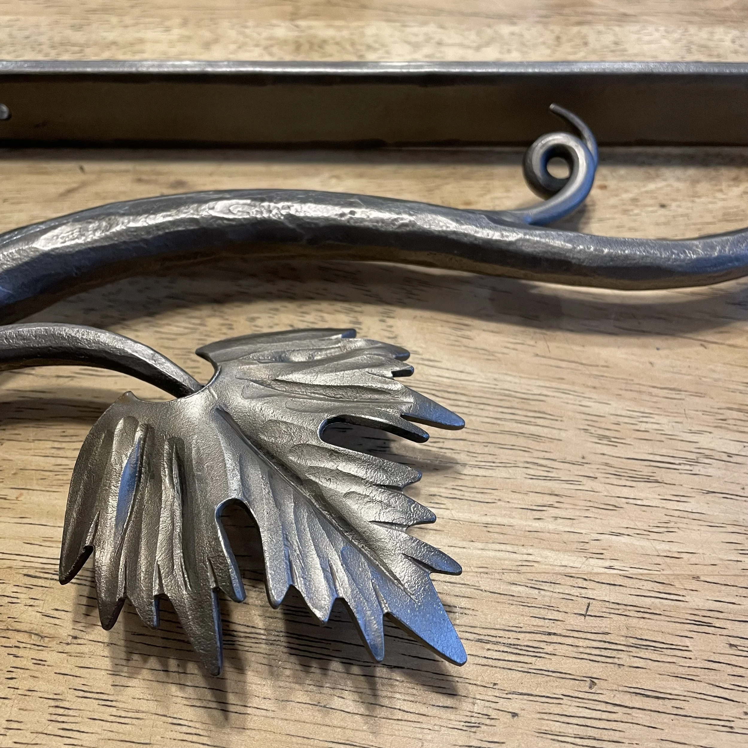 Forged Steel Botanical Art and Hardware — Phoenix Handcraft