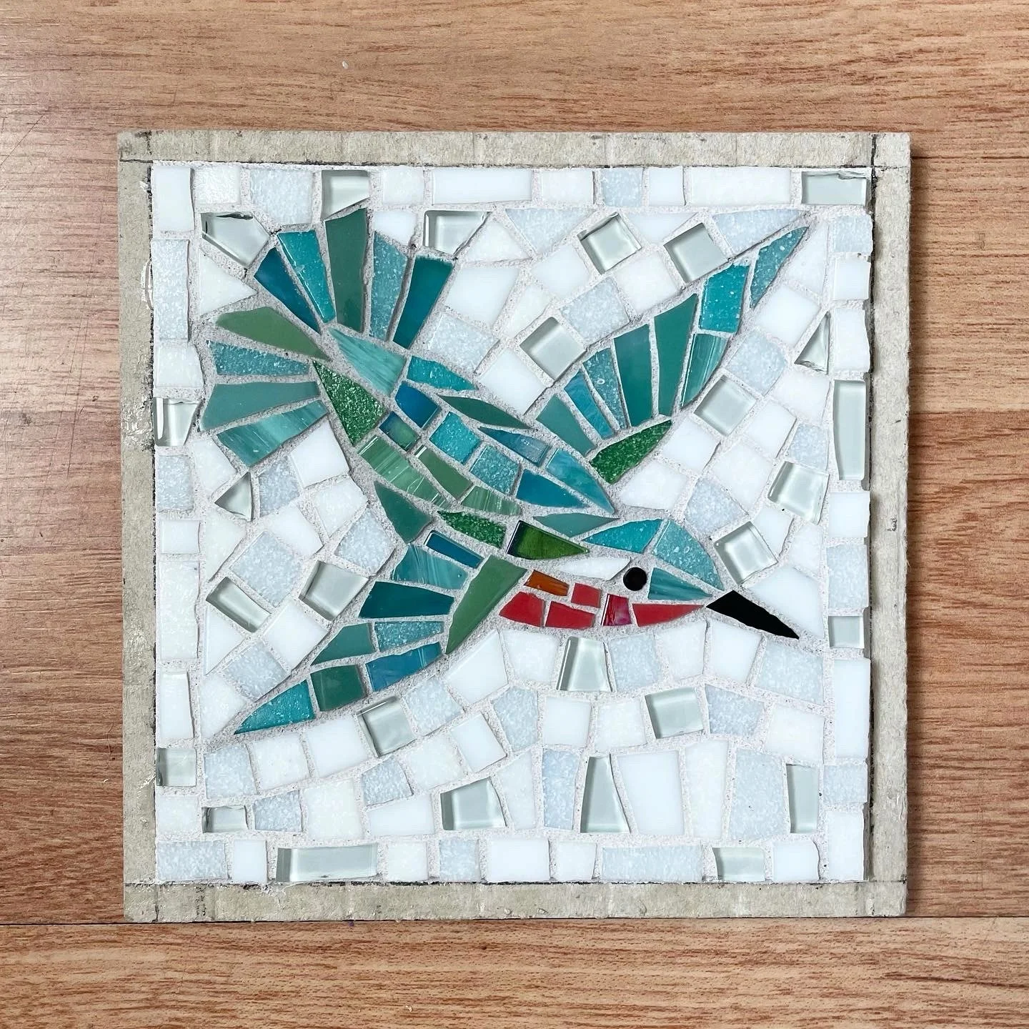 Hummingbird Mosaic for a Kitchen Backsplash — Phoenix Handcraft