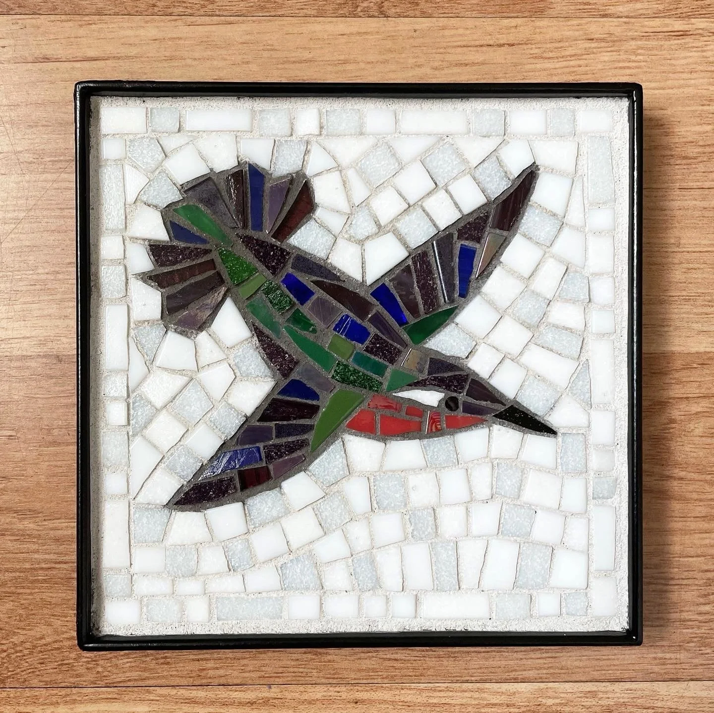 Hummingbird Mosaic for a Kitchen Backsplash — Phoenix Handcraft