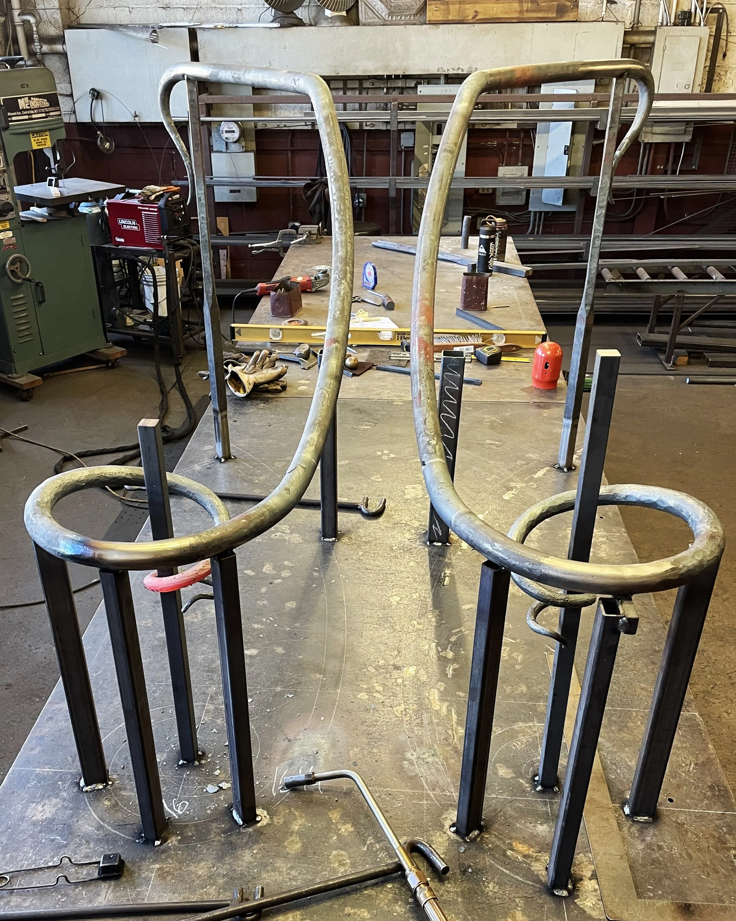 Custom Forged Hand Railing for Porch and Stairs — Phoenix Handcraft