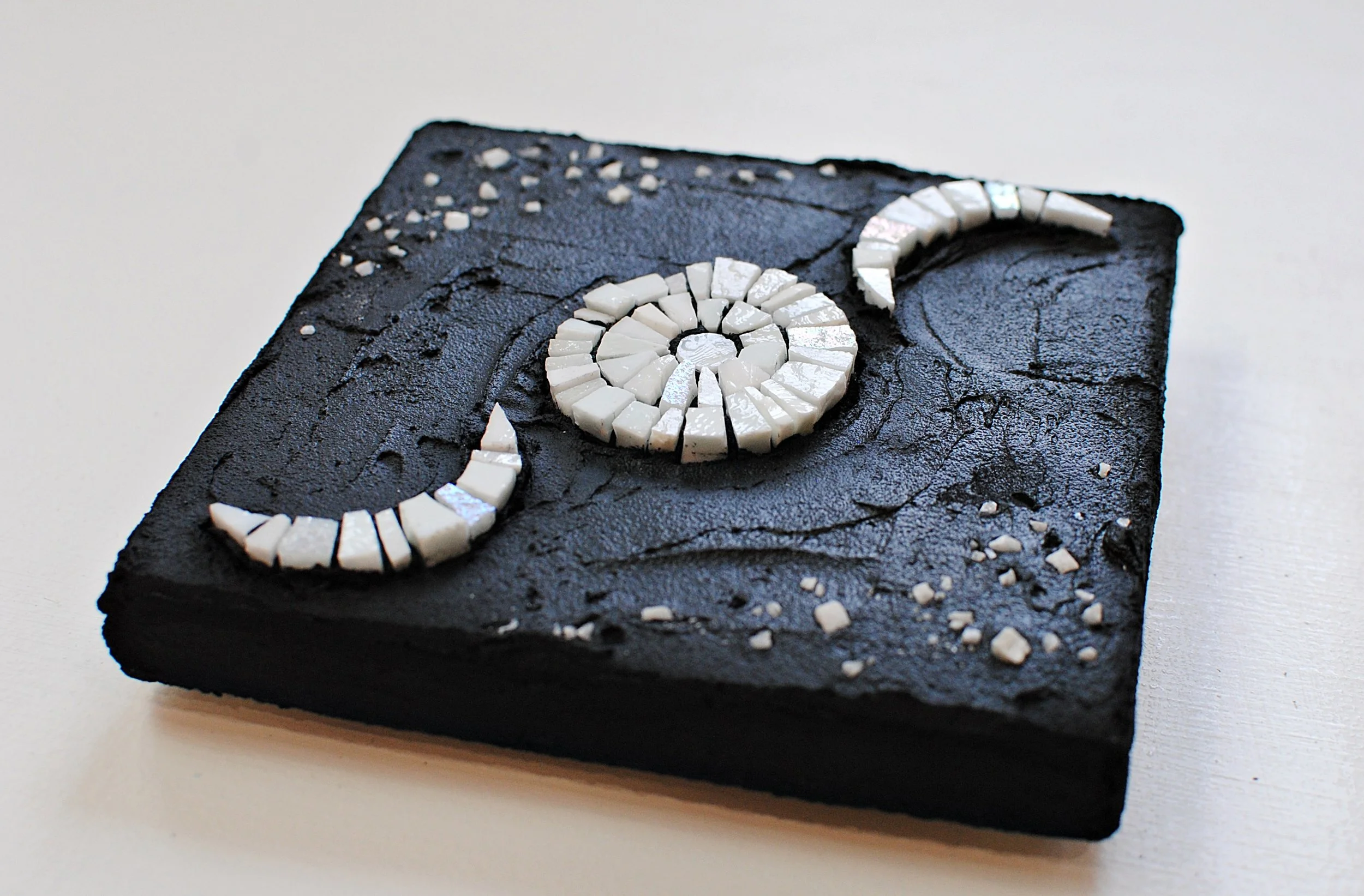"Phases of the Moon" mosaic wall art — Phoenix Handcraft