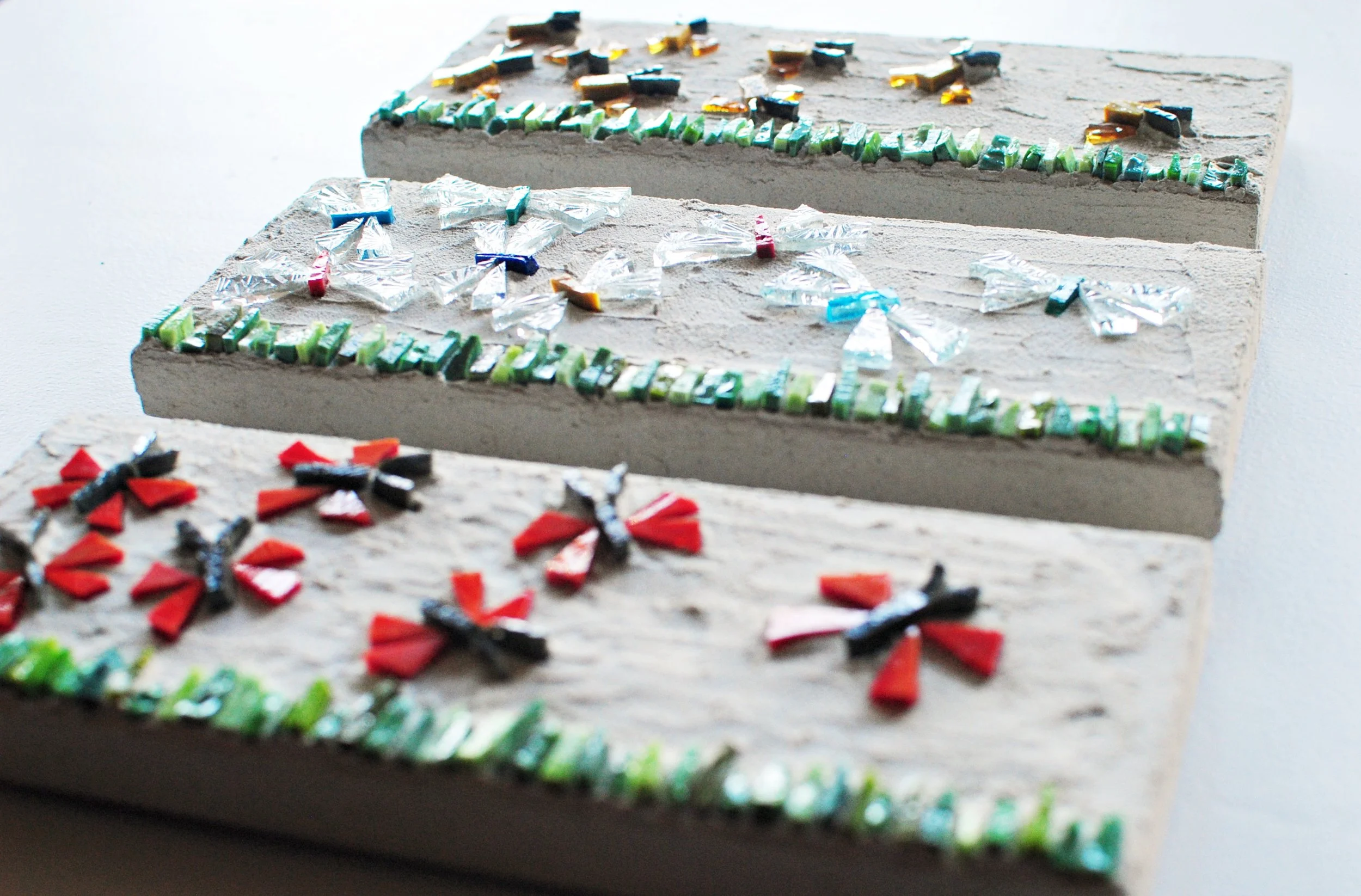 Endangered Insects mosaic wall art — Phoenix Handcraft