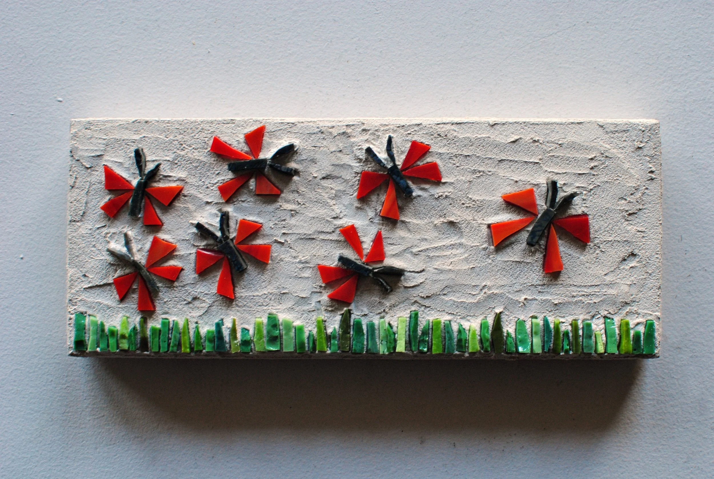 Endangered Insects mosaic wall art — Phoenix Handcraft