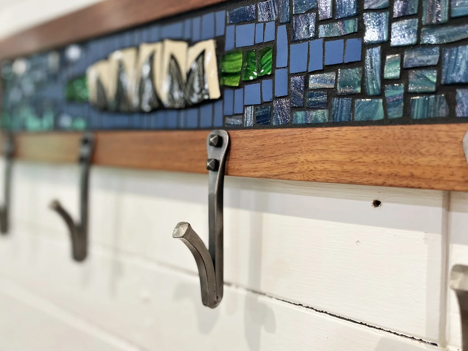 Blue Coat Rack