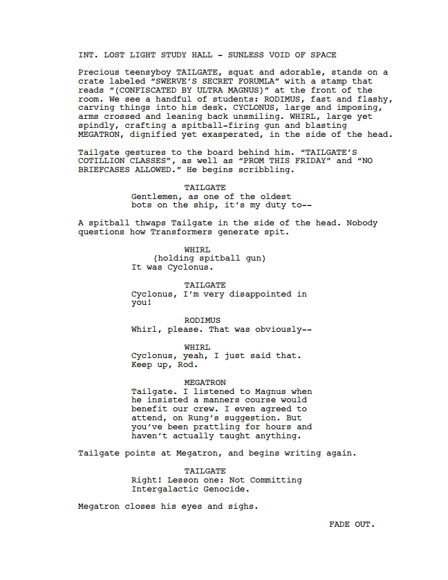 ONE PAGE SCREENPLAYS GALLERY — Our Broadcast Day - Esper Quinn, Audio ...