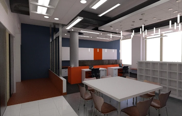 Two Point Perspective Photography Room