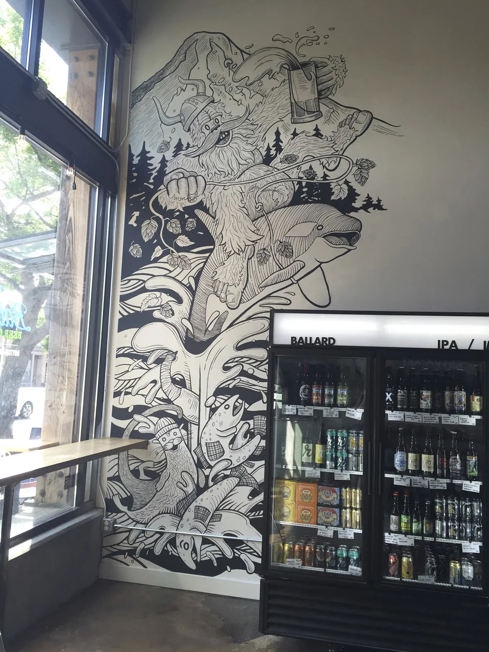 Painting the Ballard Beer Co. Mural — OddBurton
