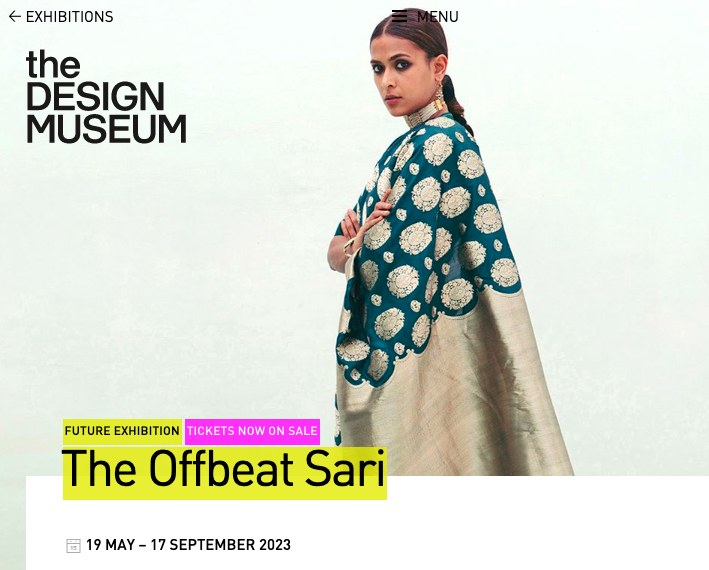The Offbeat Sari — RASHMI VARMA